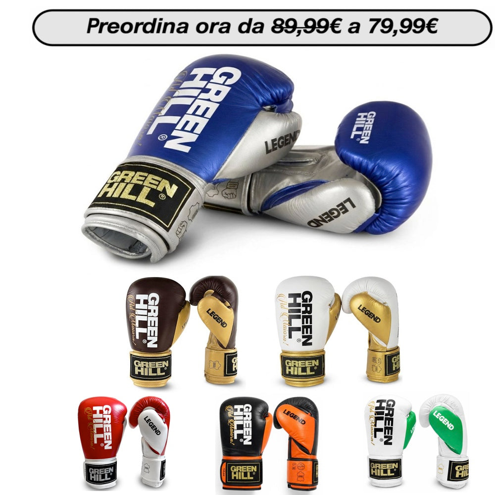 Guantoni Boxe Green Hill® Ufficiali | Allenamento e Gara